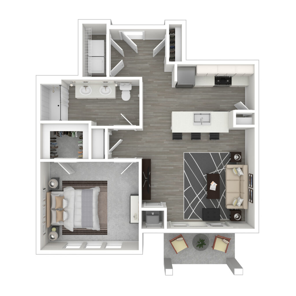 Floor Plans for the new elevator buildings at Haddon Point Apartments